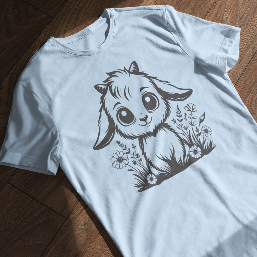 Charming Floral Goat – Creative Meadow