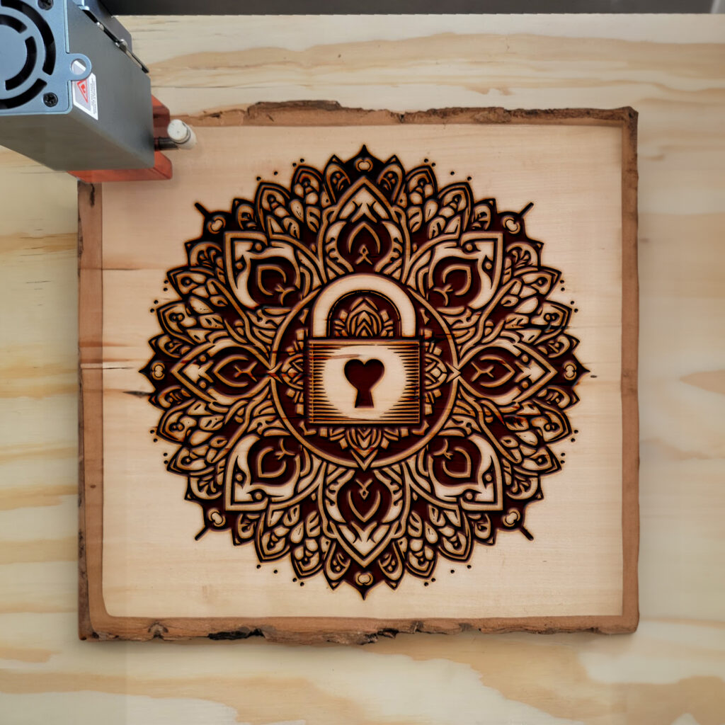 Heart Lock Mandala – Creative Meadow