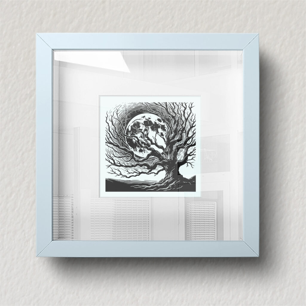 Moonshadow Gnarl Design for Cricut, Silhouette, Laser Machines