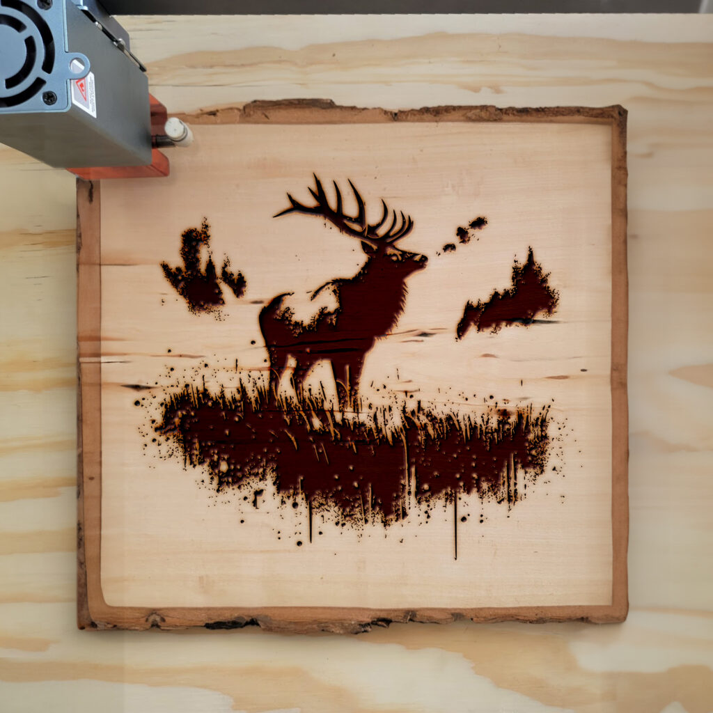 Stag in Field – Creative Meadow