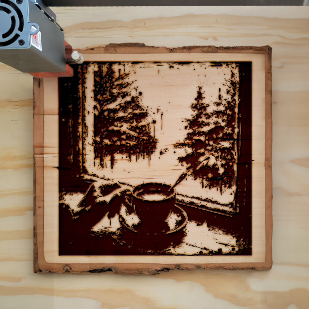 Frosty Pine Latte – Creative Meadow