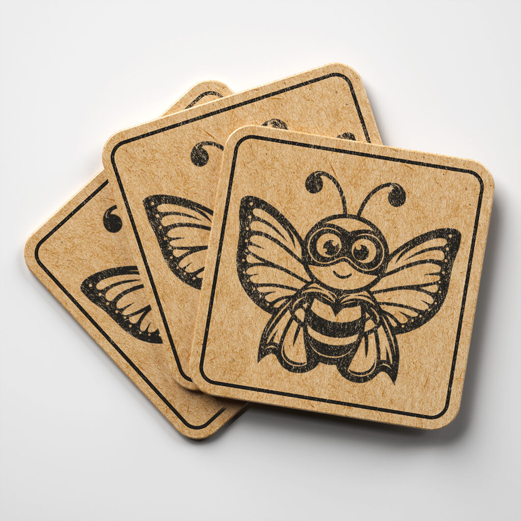 Butterfly Superhero SVG File for Cricut, Silhouette, Laser Machines