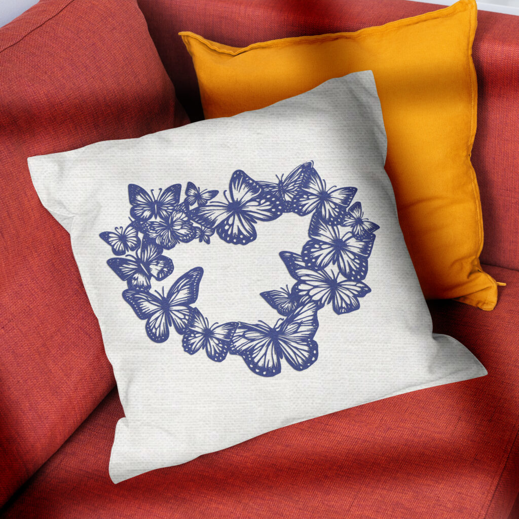 **Butterfly Heart Design - SVG, PNG, DXF for Cricut & Laser**