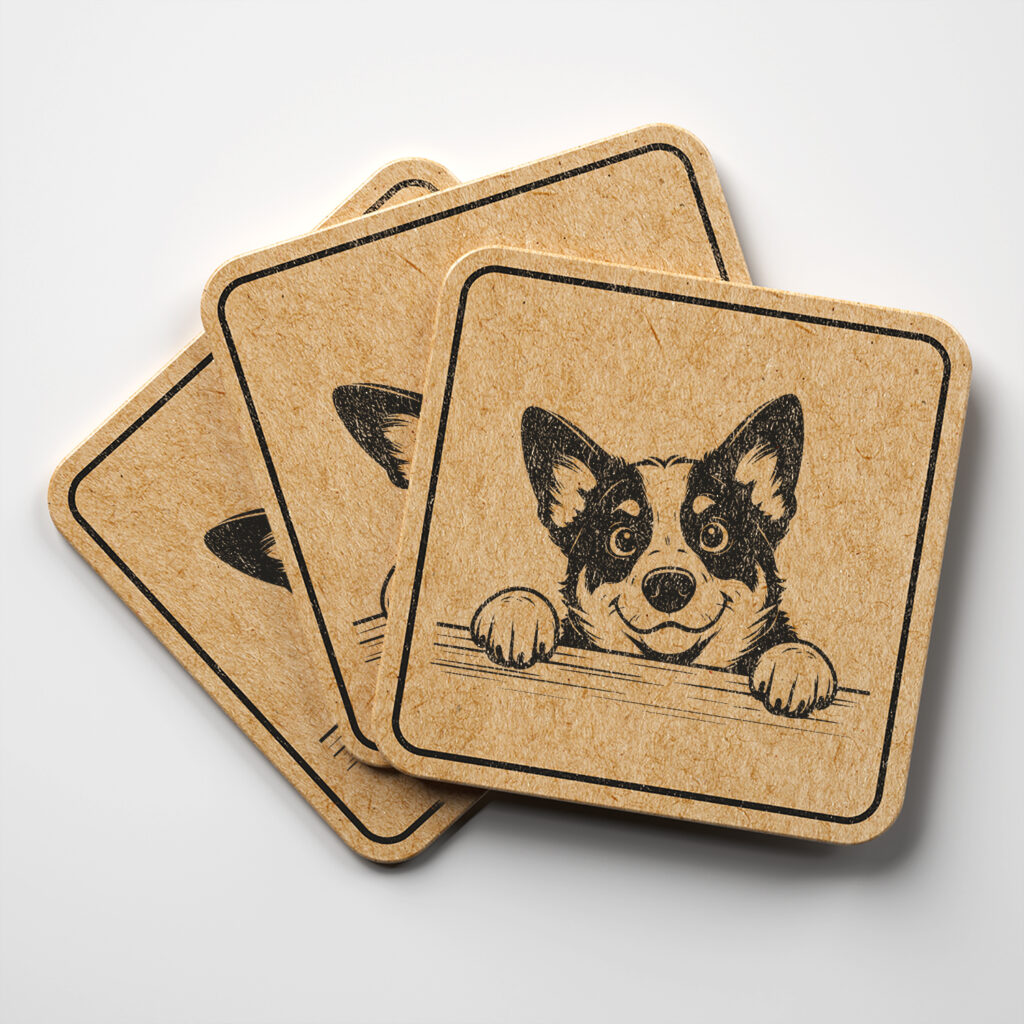 Peeking Blue Heeler – Creative Meadow