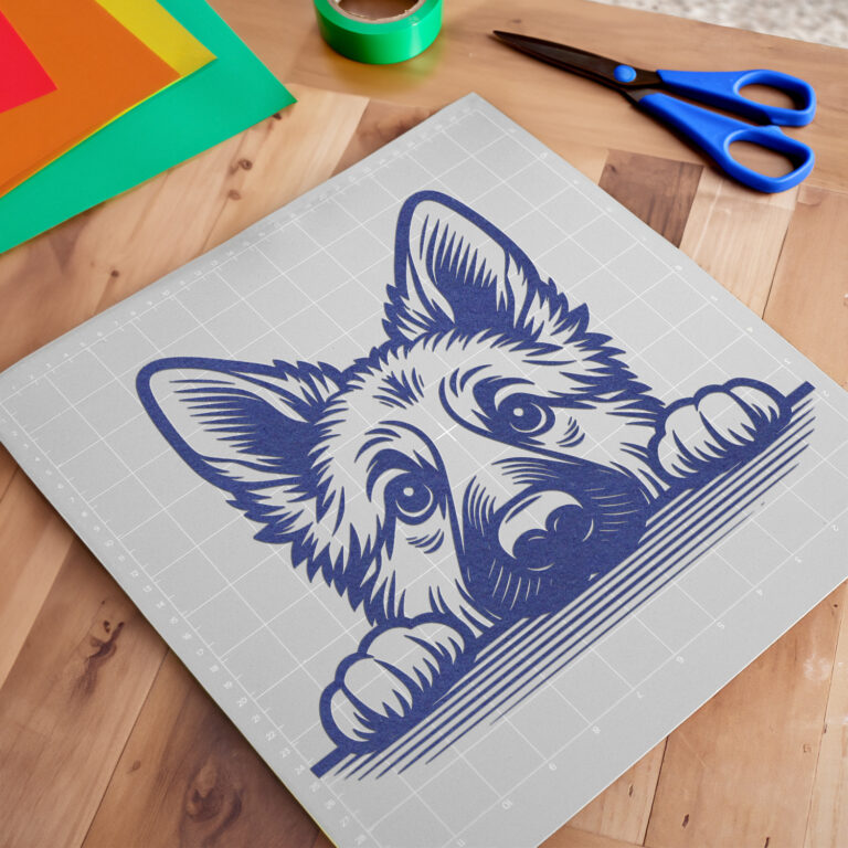 Vigilant German Shepherd – Creative Meadow