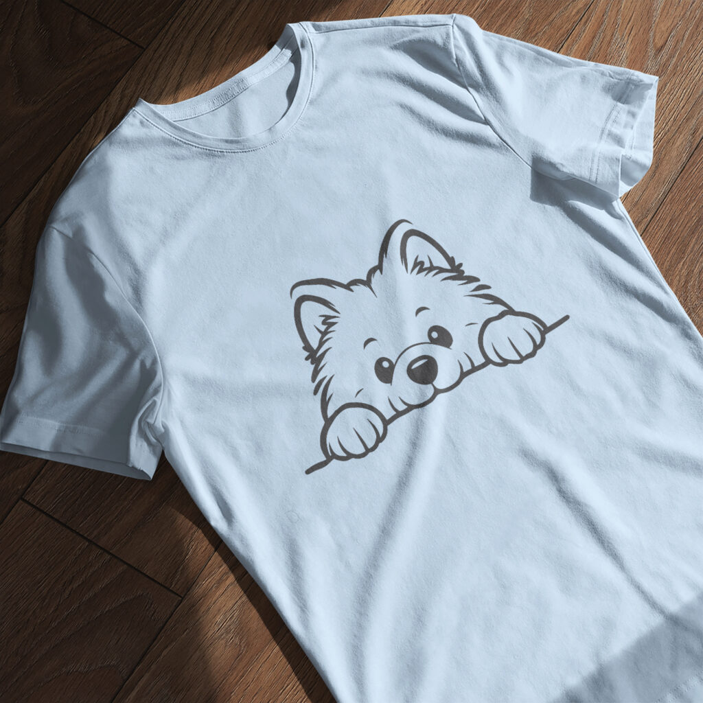 Peeking Samoyed – Creative Meadow