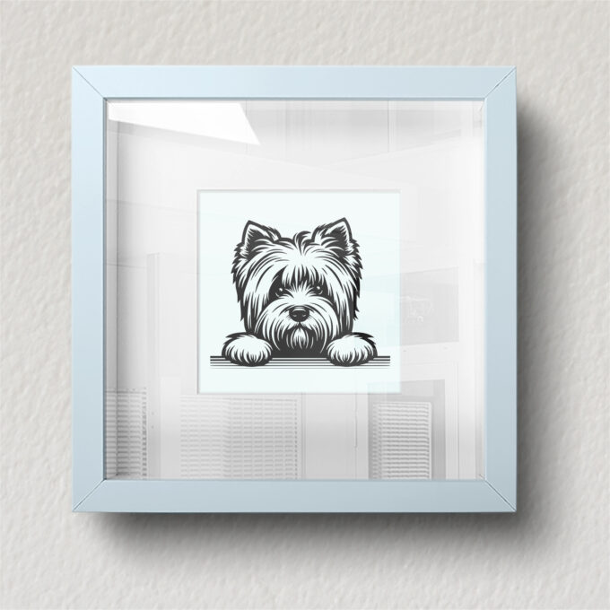 Peeking Yorkie Terrier – Creative Meadow