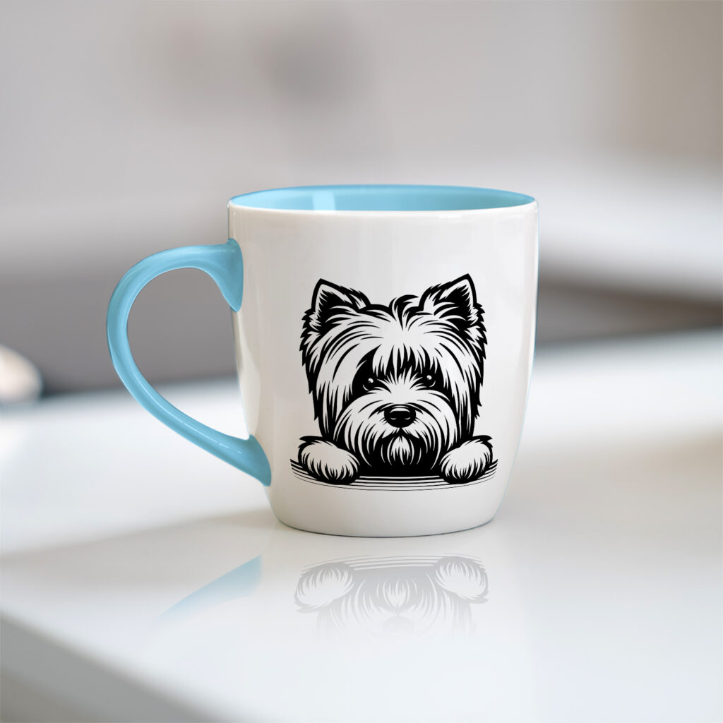 Peeking Yorkie Terrier – Creative Meadow