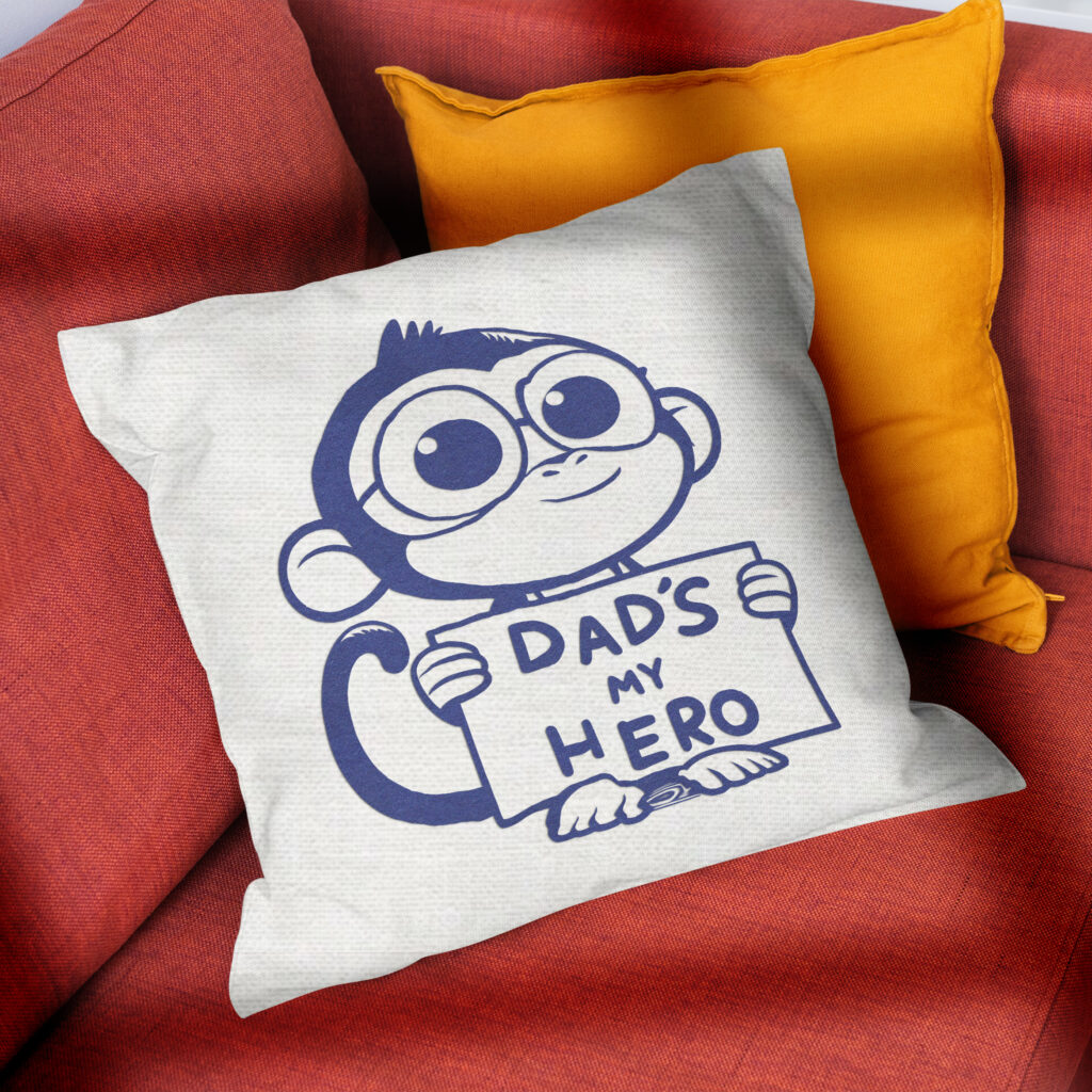 Champion Dad Monkey – Creative Meadow
