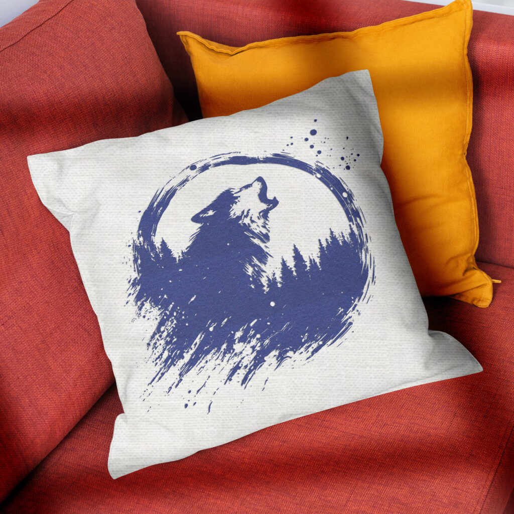 Whispering Wolf Night SVG for Cricut, Silhouette, Laser Machines