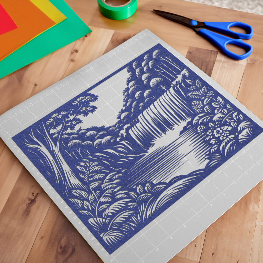 Secret Waterfall Glade – Creative Meadow