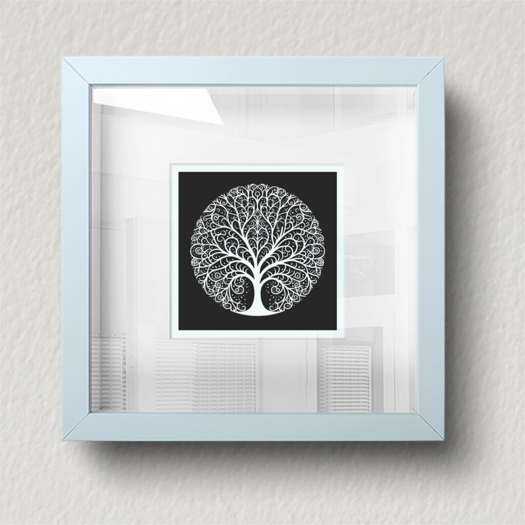 Download Mystical Circle Tree Design for Cricut and Laser Machines
