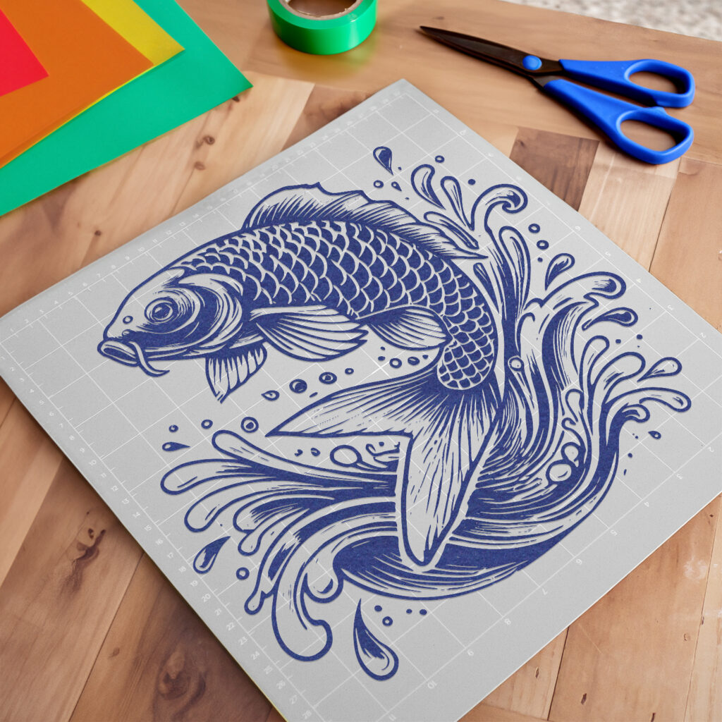 Splashing Koi Fish – Creative Meadow