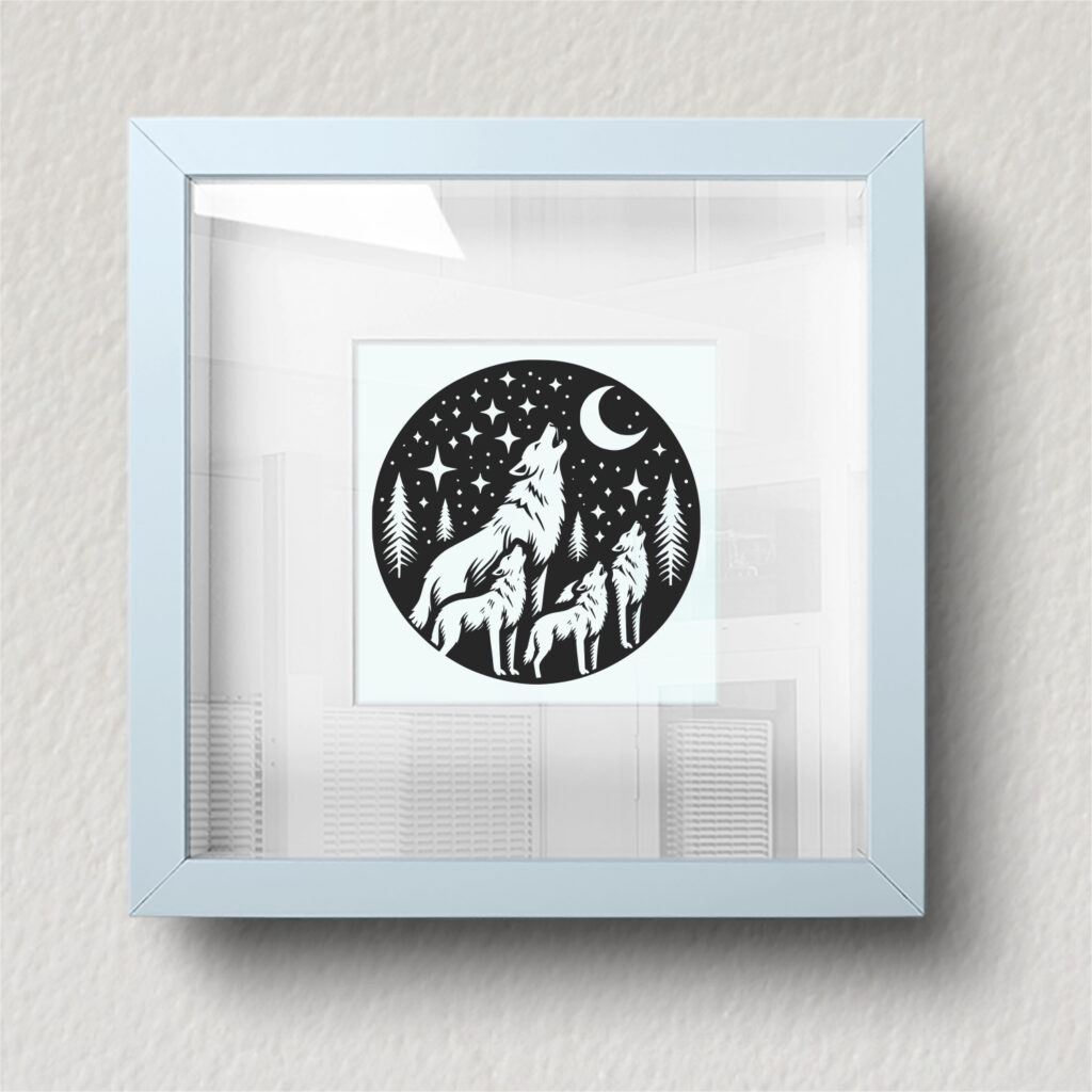 Crescent Moon Wolves – Creative Meadow