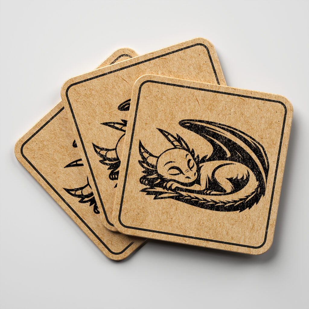 Cozy Curled Dragon – Creative Meadow