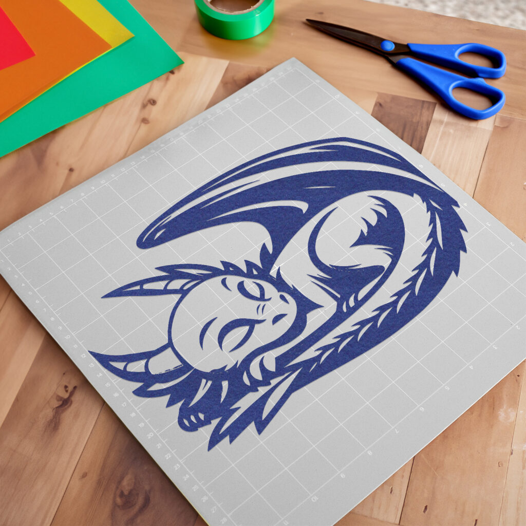 Cozy Curled Dragon – Creative Meadow