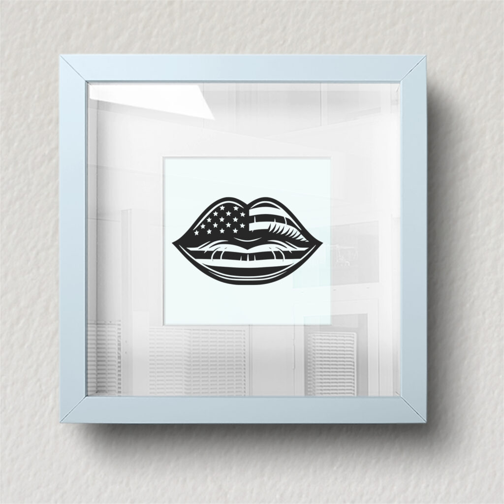 Star-Spangled Smile SVG for Cricut, Silhouette & Laser Machines