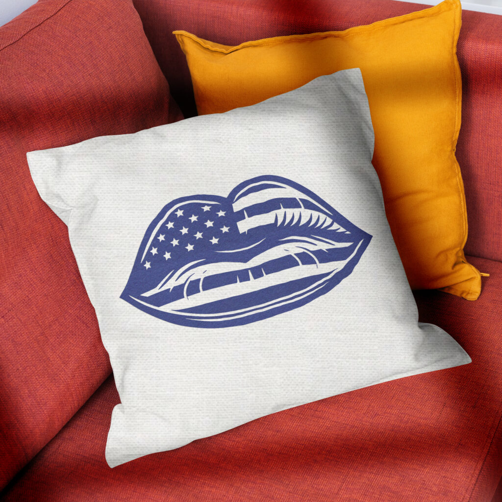 Star-Spangled Smile SVG for Cricut, Silhouette & Laser Machines