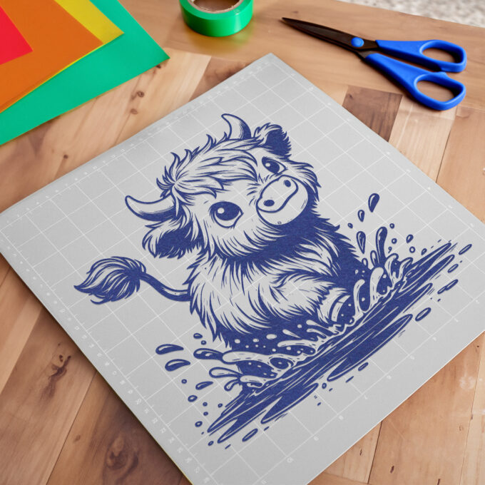 Cow’s Water Splash – Creative Meadow