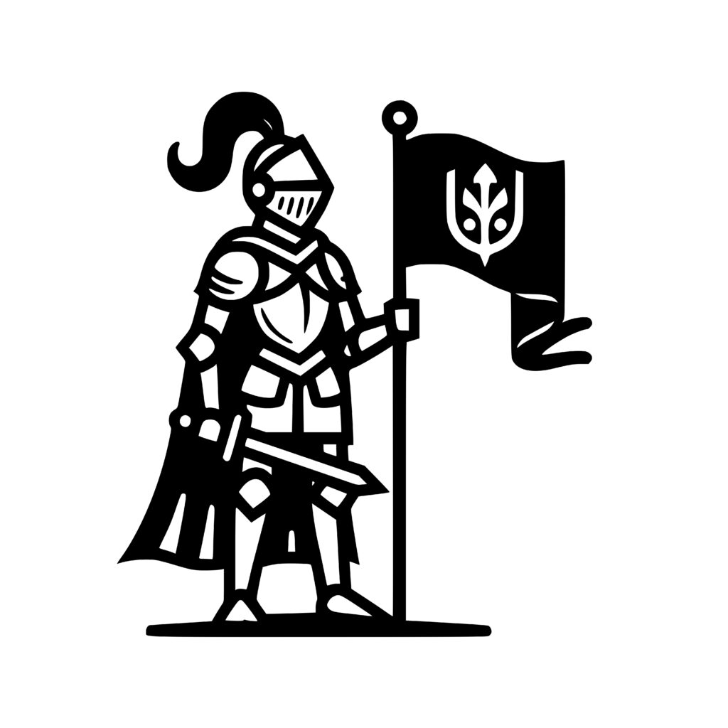 Crested Knight Defender – Creative Meadow