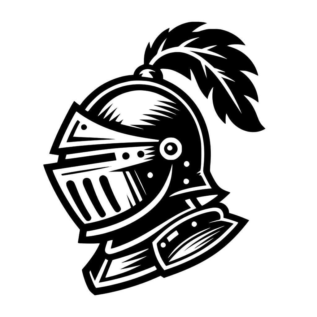 Feathered Gladiator Helmet Design | SVG, PNG, DXF for Cricut