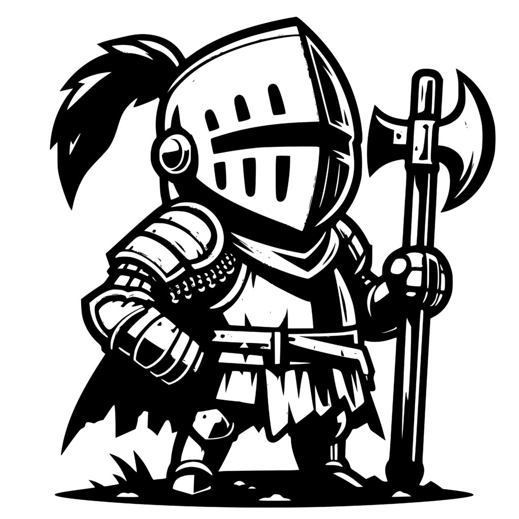 Battle-ready Sentinel SVG Design for Cricut, Silhouette, Glowforge