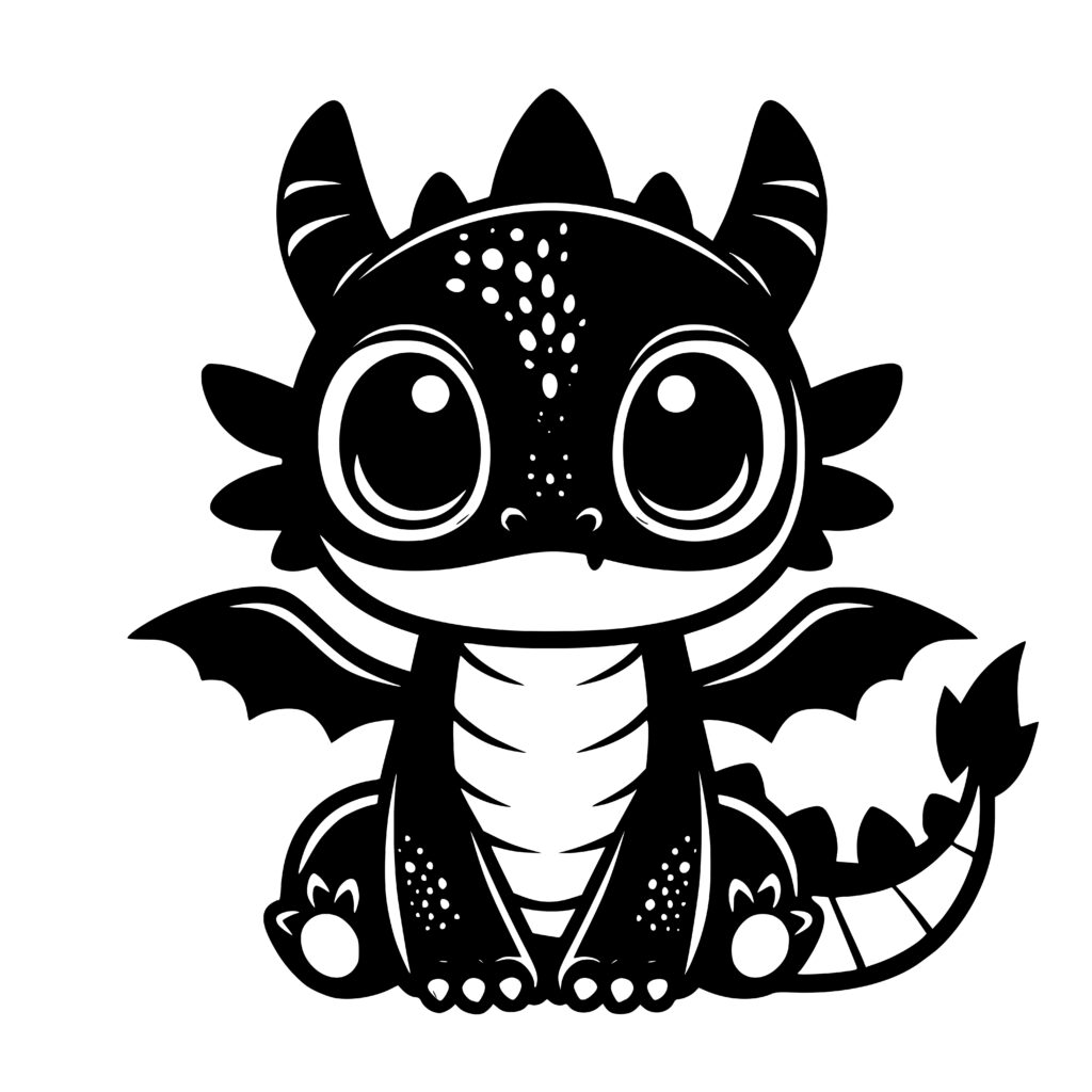Playful Pixie Dragon SVG and PNG for Cricut & More