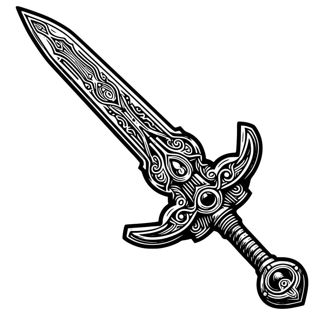 Spiral Handled Dagger – Creative Meadow