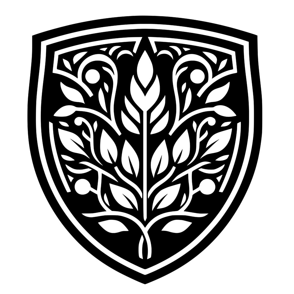 Leafy Guardian Emblem – Creative Meadow