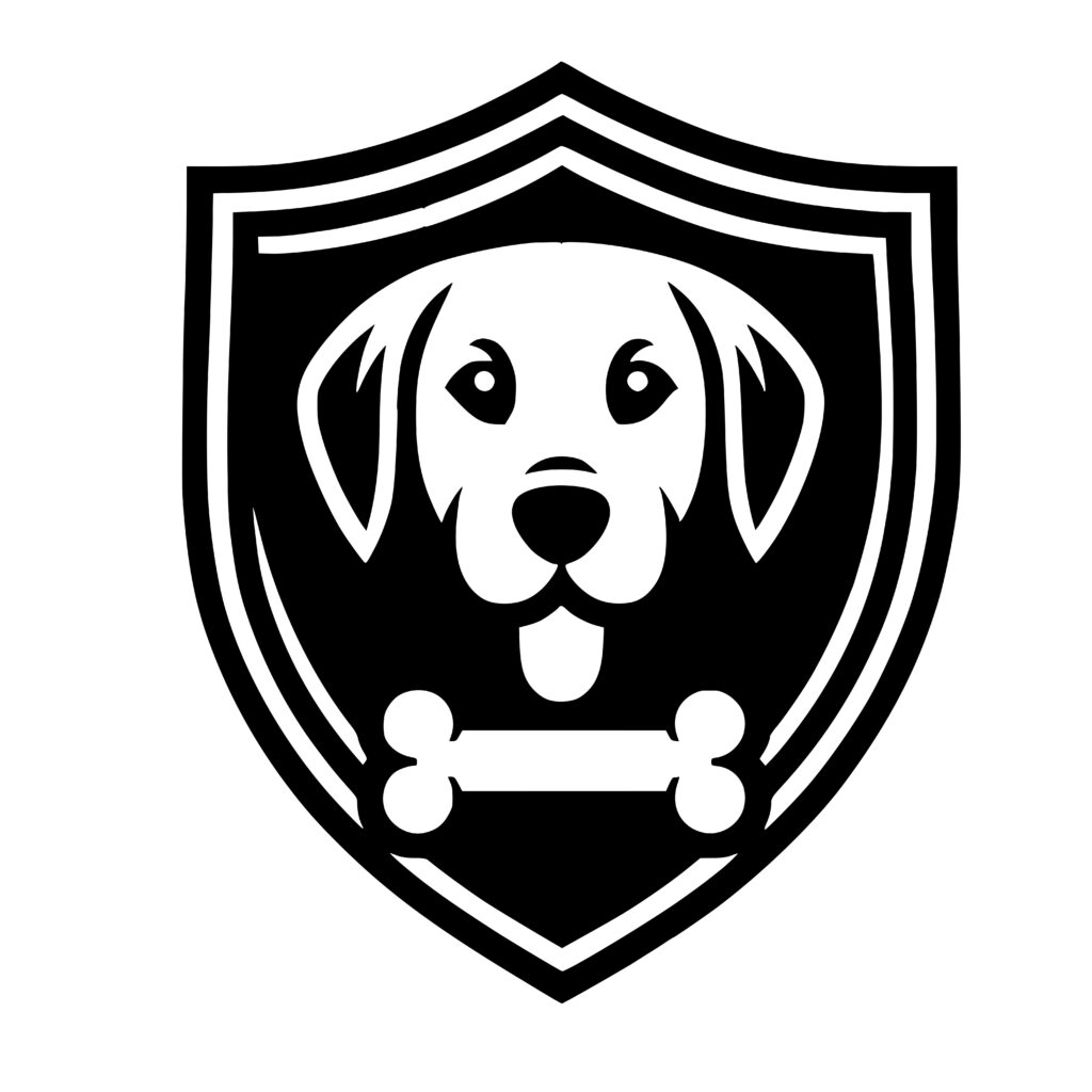 Guardian Hound Shield Graphic - SVG, PNG, DXF for Cricut