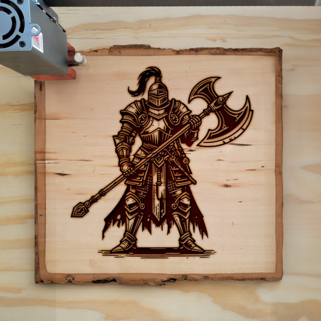 Axe-wielding Knight – Creative Meadow