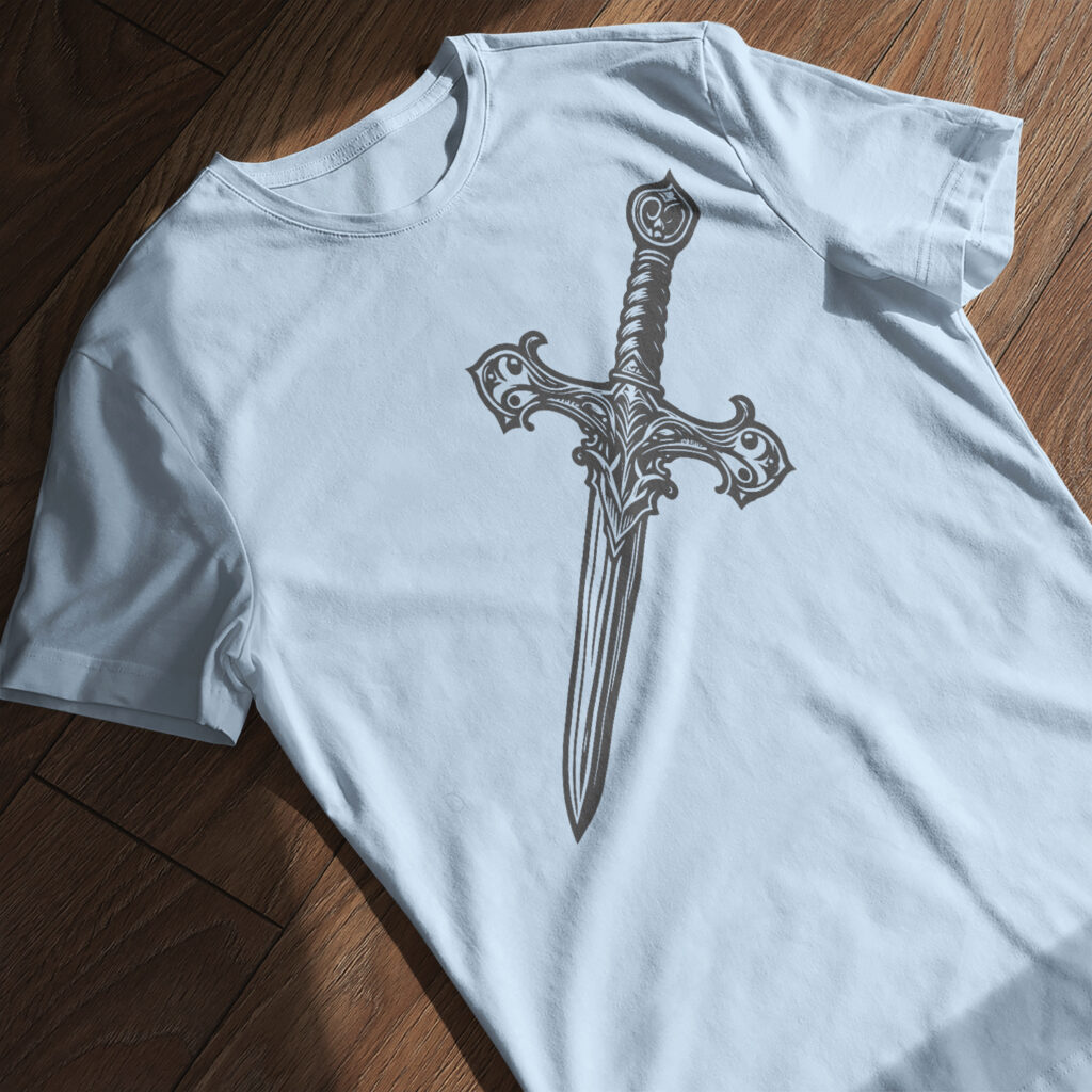 Download Elegant Dagger Design for Cricut, Silhouette, Laser Machines