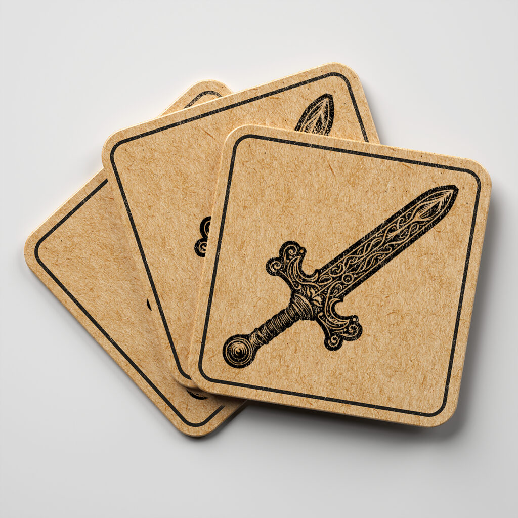 Magical Fighter Sword Design for Cricut, Silhouette, Laser Machines