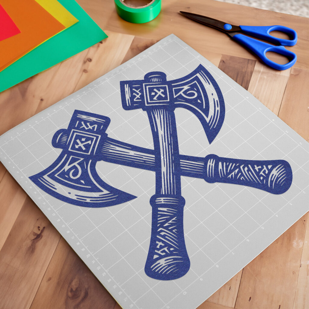Crossed Battle Axes – Creative Meadow