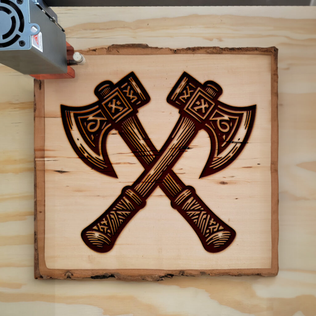 Crossed Battle Axes – Creative Meadow