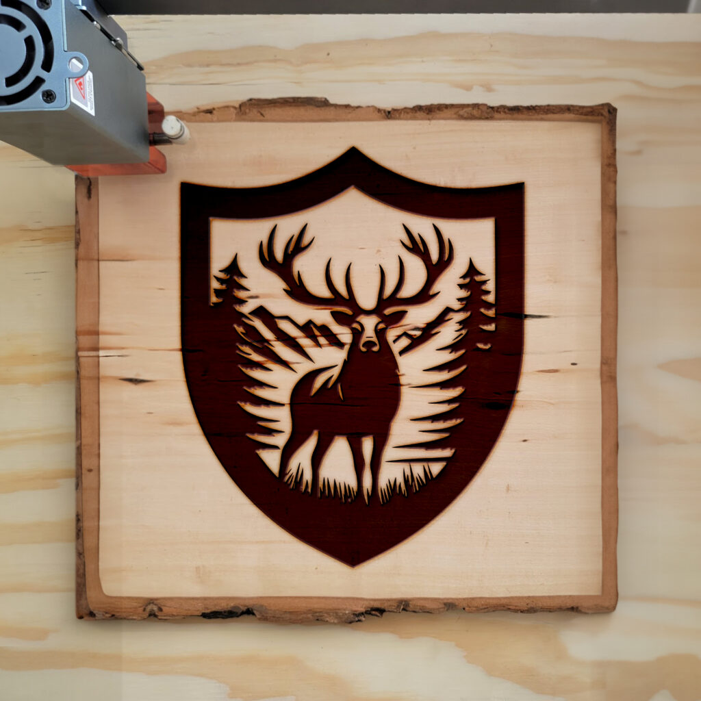 Mighty Forest Elk Shield – Creative Meadow