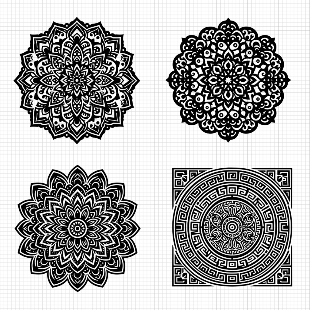 Mandala Bundle – 25 Instant Download Svg Images – Creative Meadow
