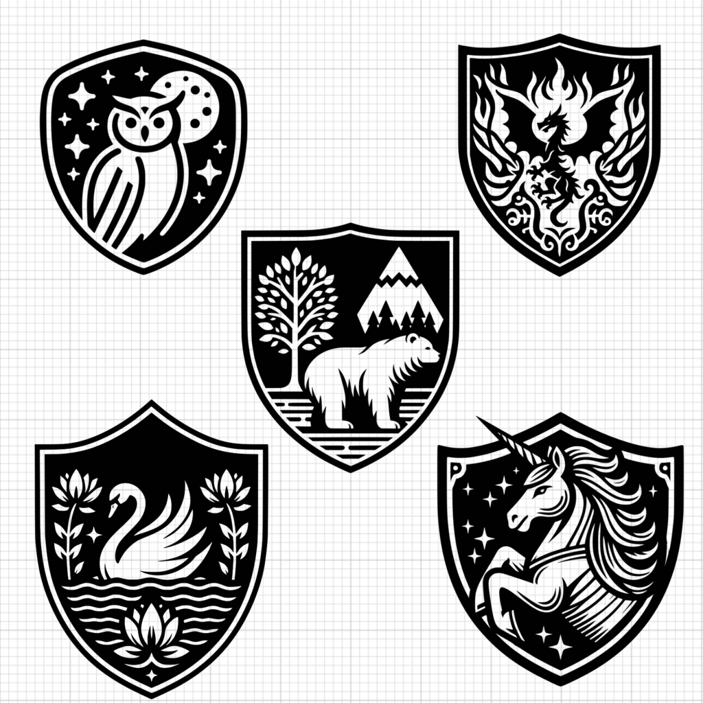 Shield Bundle – 27 Instant Download Svg Images – Creative Meadow