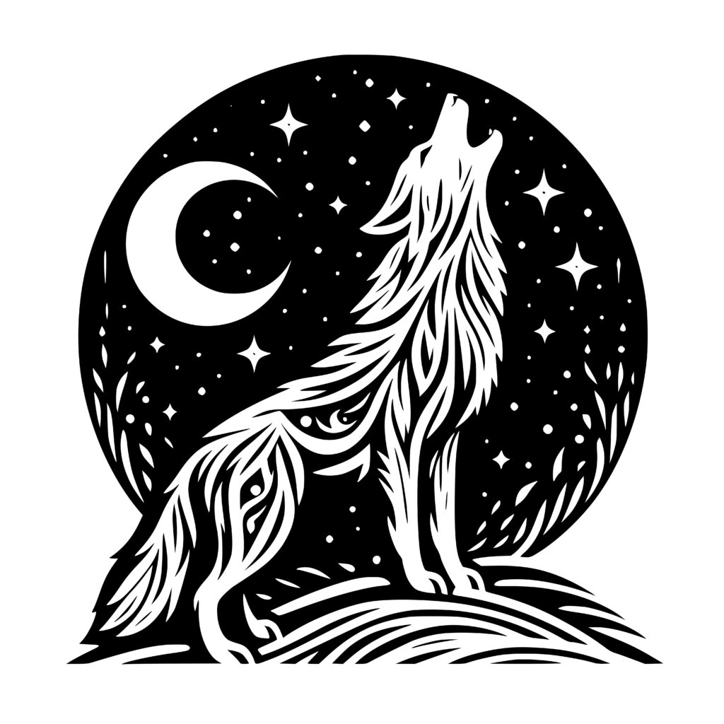 Crescent Moon Howler – Creative Meadow