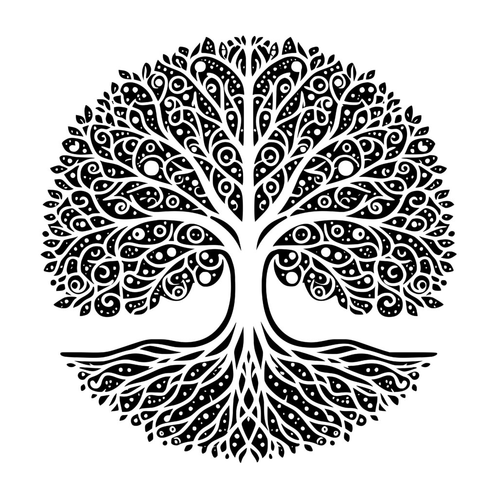 Download Circular Tree Harmony SVG for Cricut, Silhouette, Laser Machines