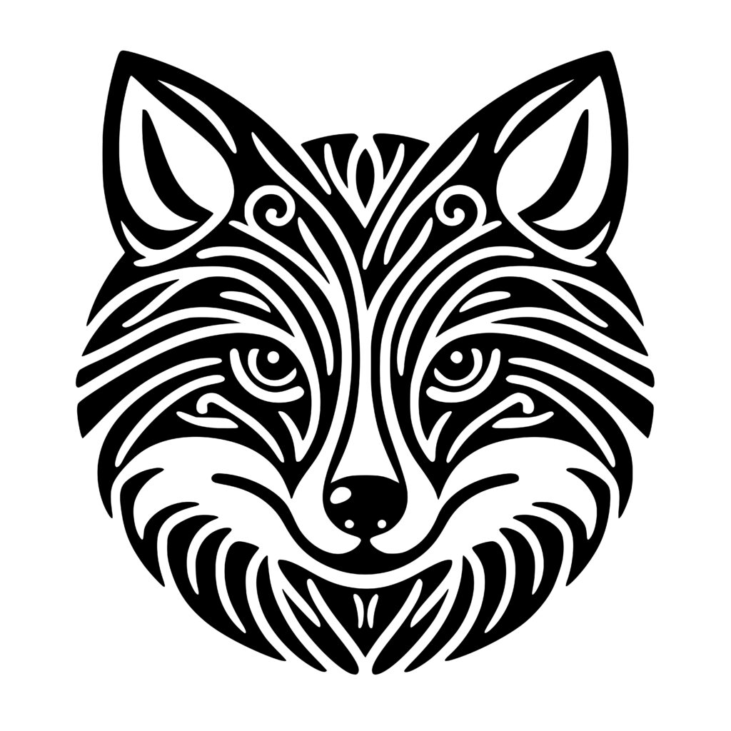 Enchanted Fox SVG File for Cricut, Silhouette, and Laser Use