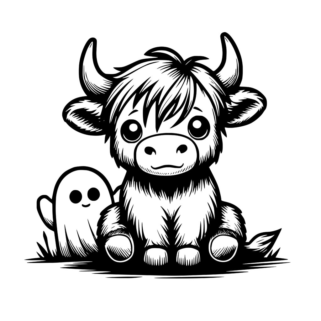 Cow and Ghost Buddy – Creative Meadow