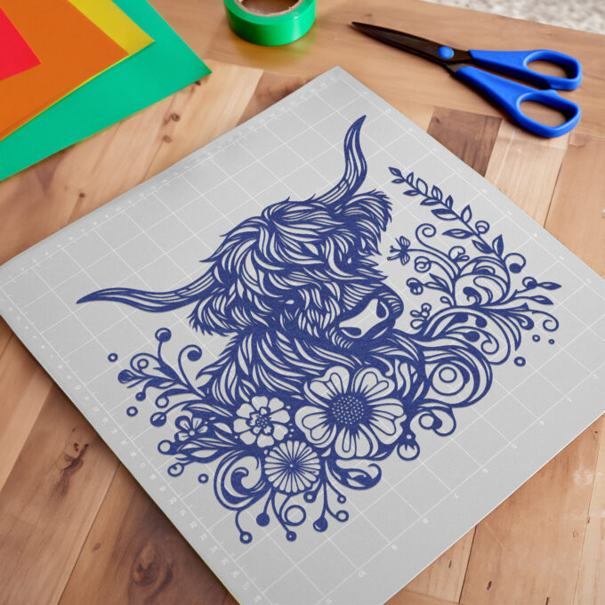 Meadow Queen Highland Cow – Creative Meadow