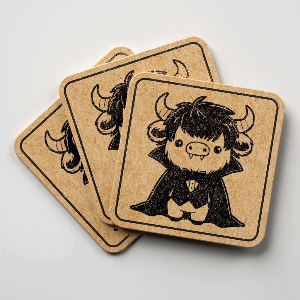 Highland Cow Vampire – Creative Meadow