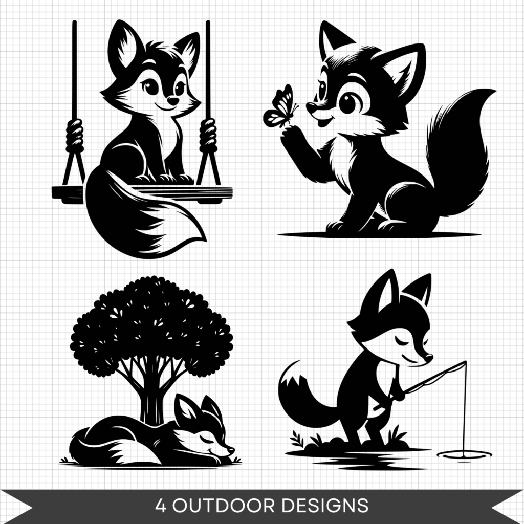 Fox Bundle – 26 Instant Download Svg Images – Creative Meadow