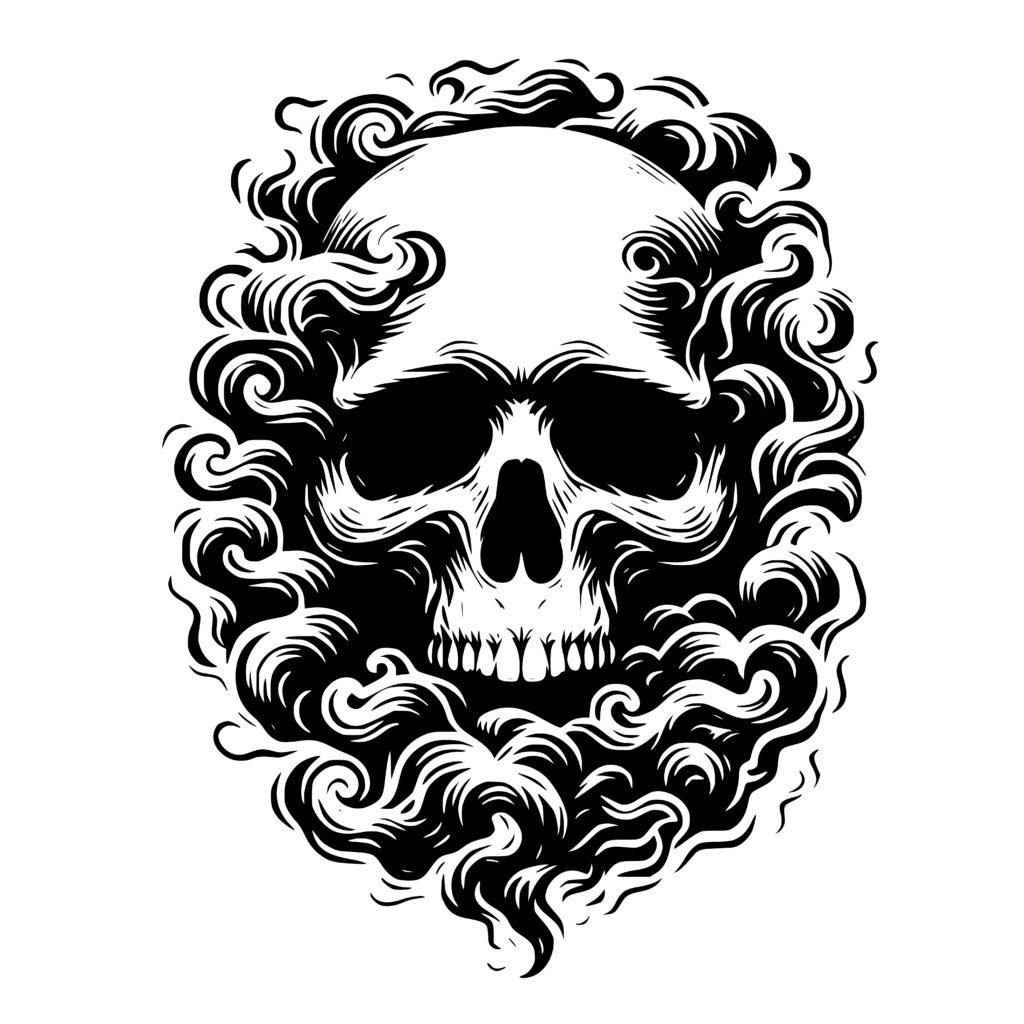 Swirling Smoke Skull – Creative Meadow
