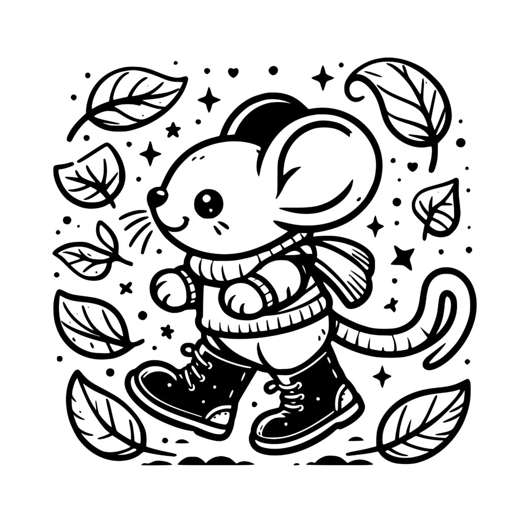 Whimsical Mouse Wander – Creative Meadow