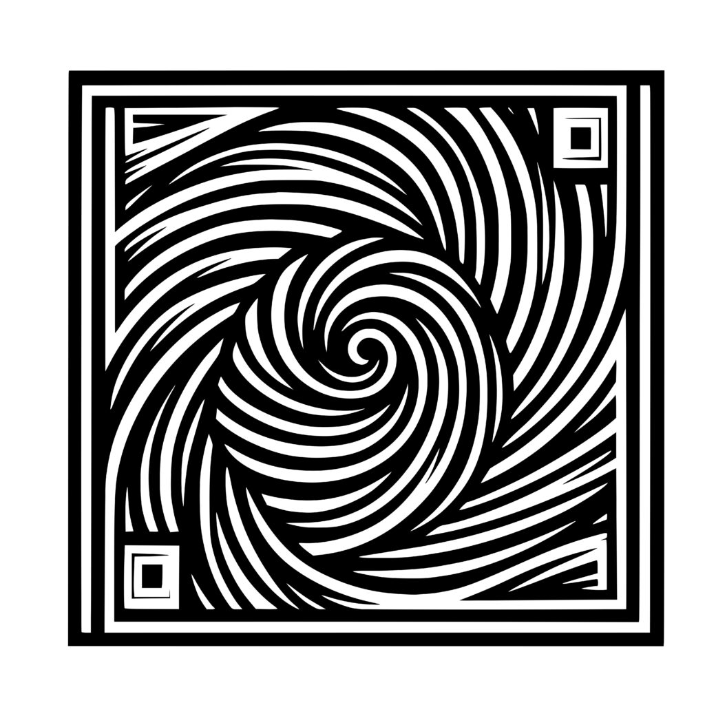 Squares and Swirls Labyrinth – Creative Meadow