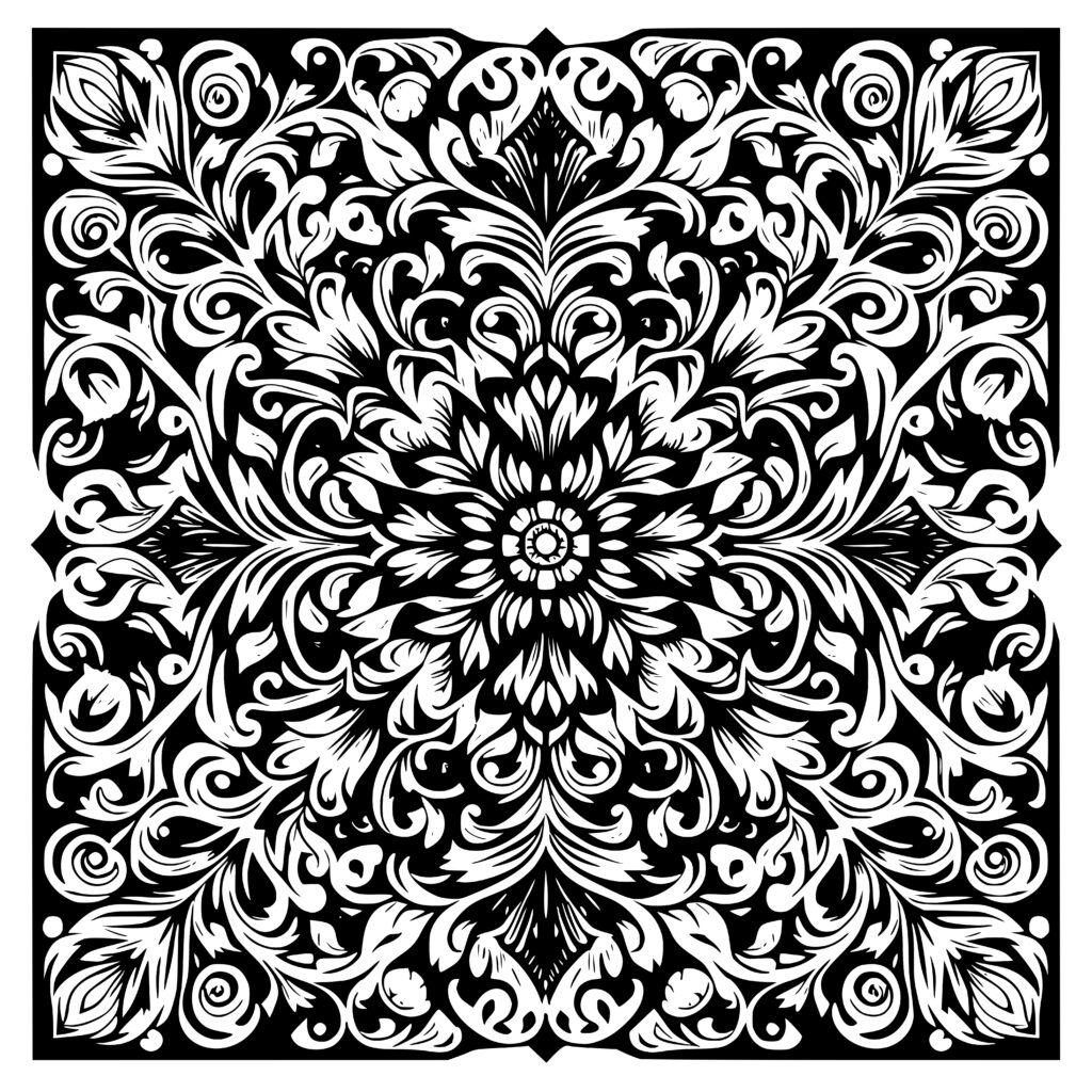 Blossoming Leaf Mandala – Creative Meadow