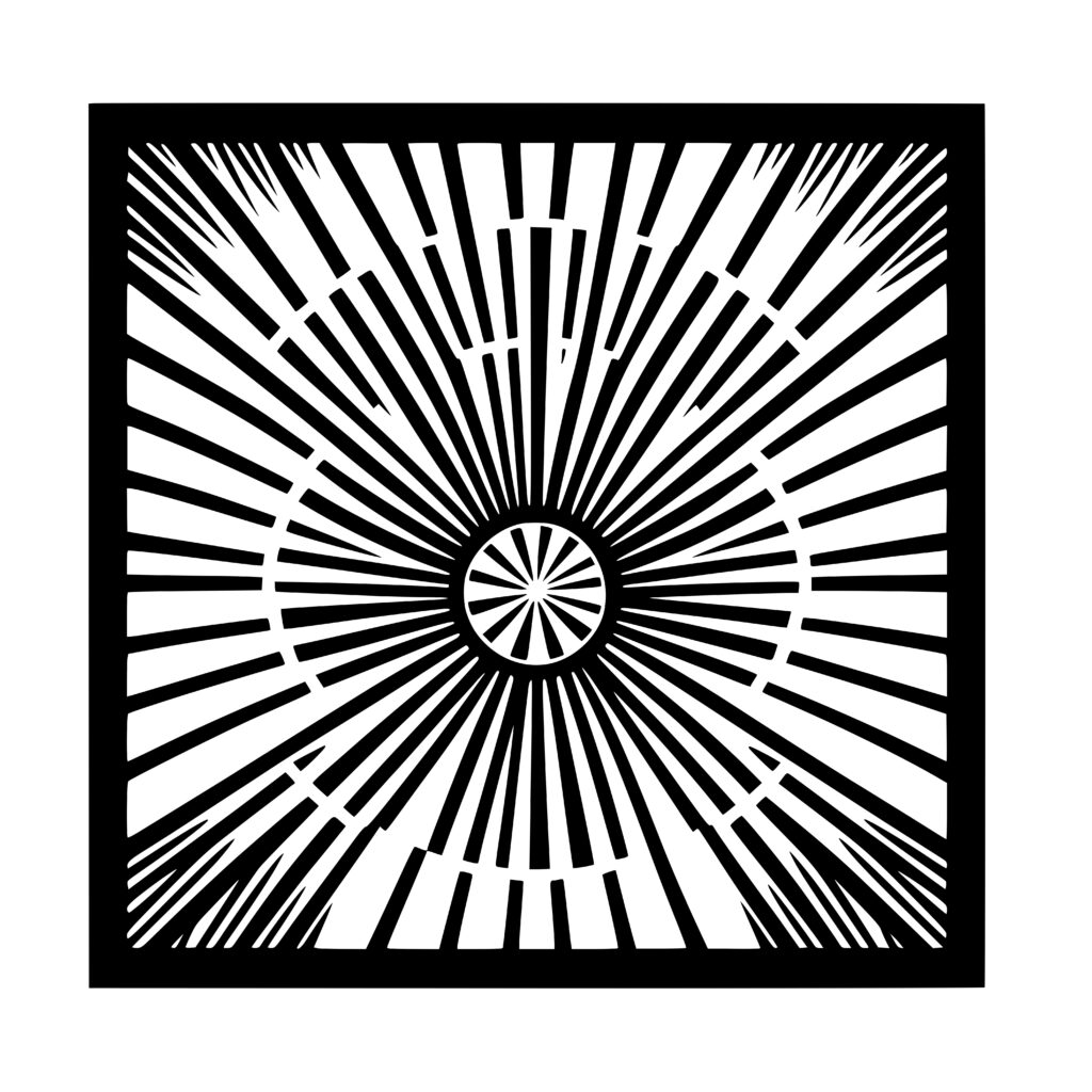 Radiant Circle Rays – Creative Meadow